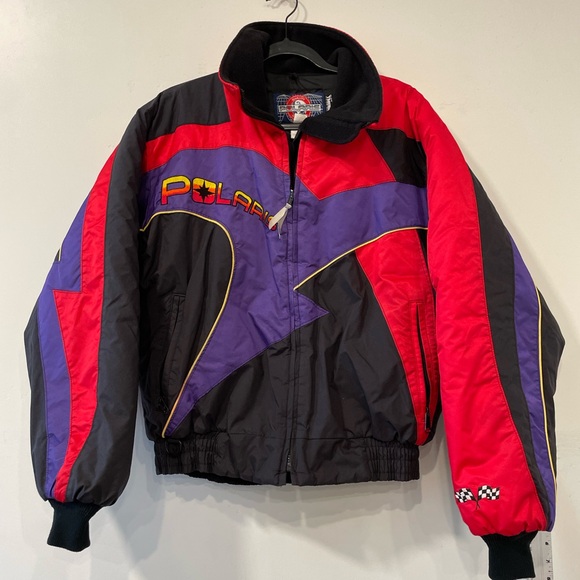 polaris | Jackets & Coats | Vintage Polaris Racing Red White Black ...